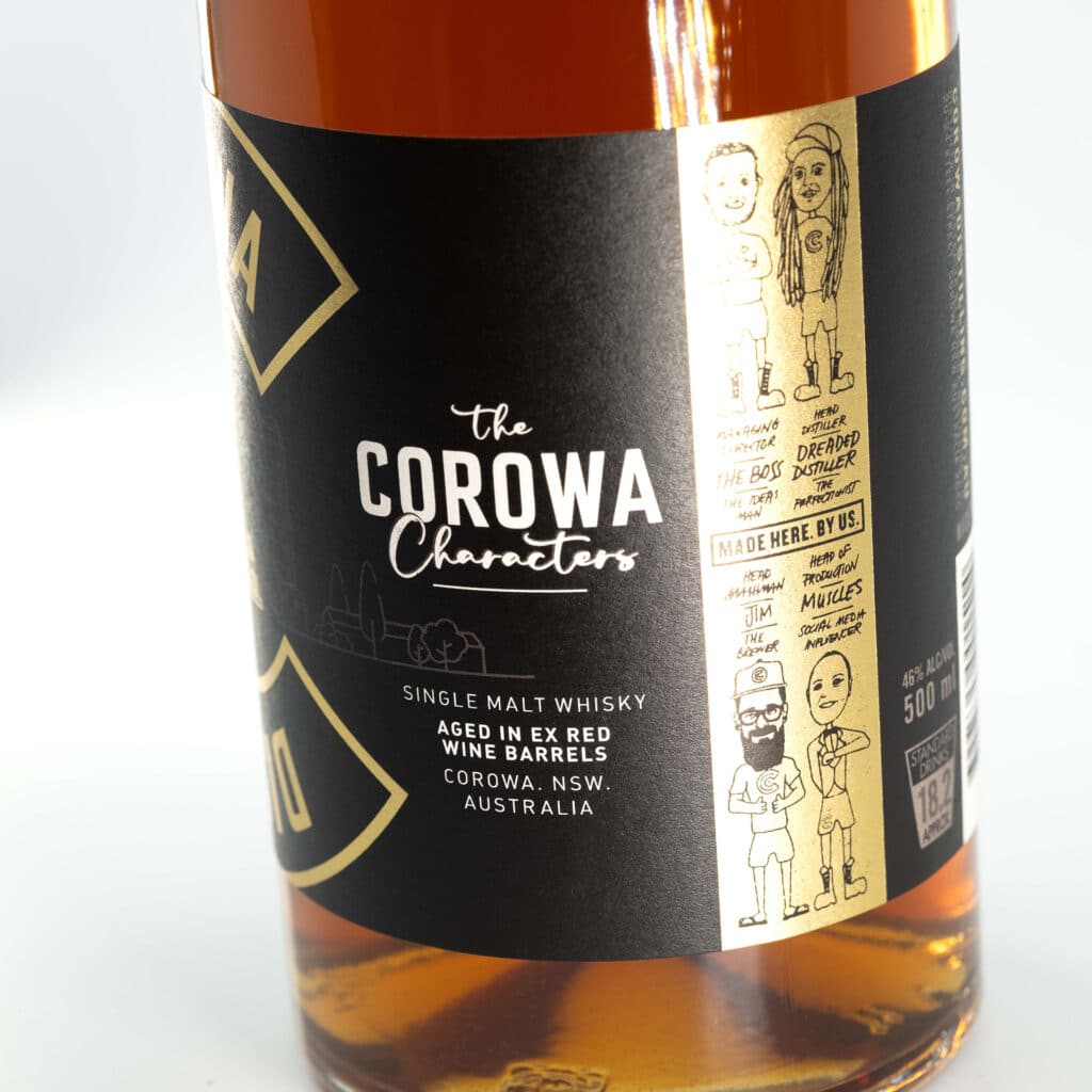 The Corowa Characters - Red Wine Cask 46% ALC/VOL 500ml | Corowa ...
