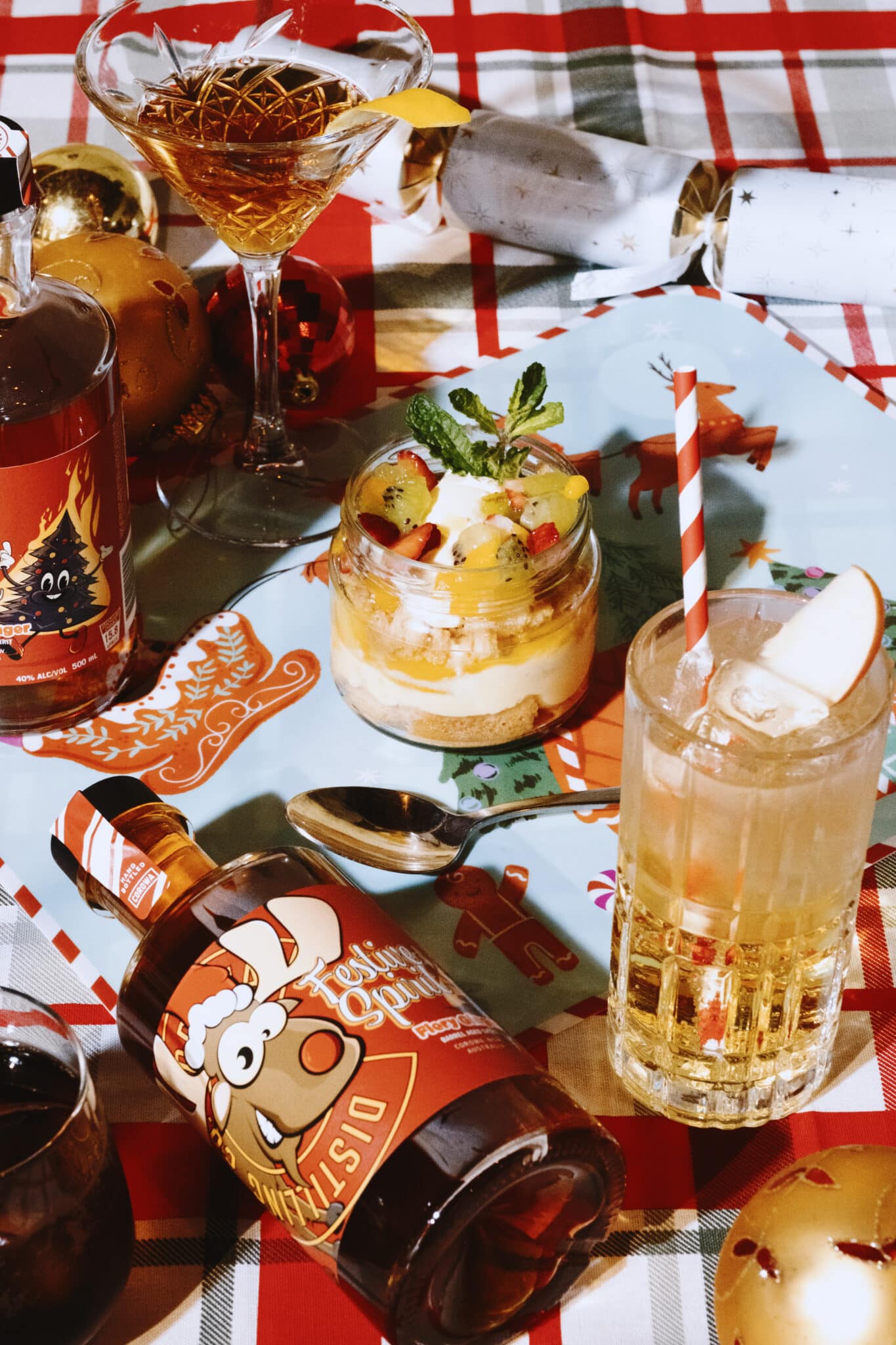 Fiery Festive Spirit Mango Trifle - Corowa Distilling Co
